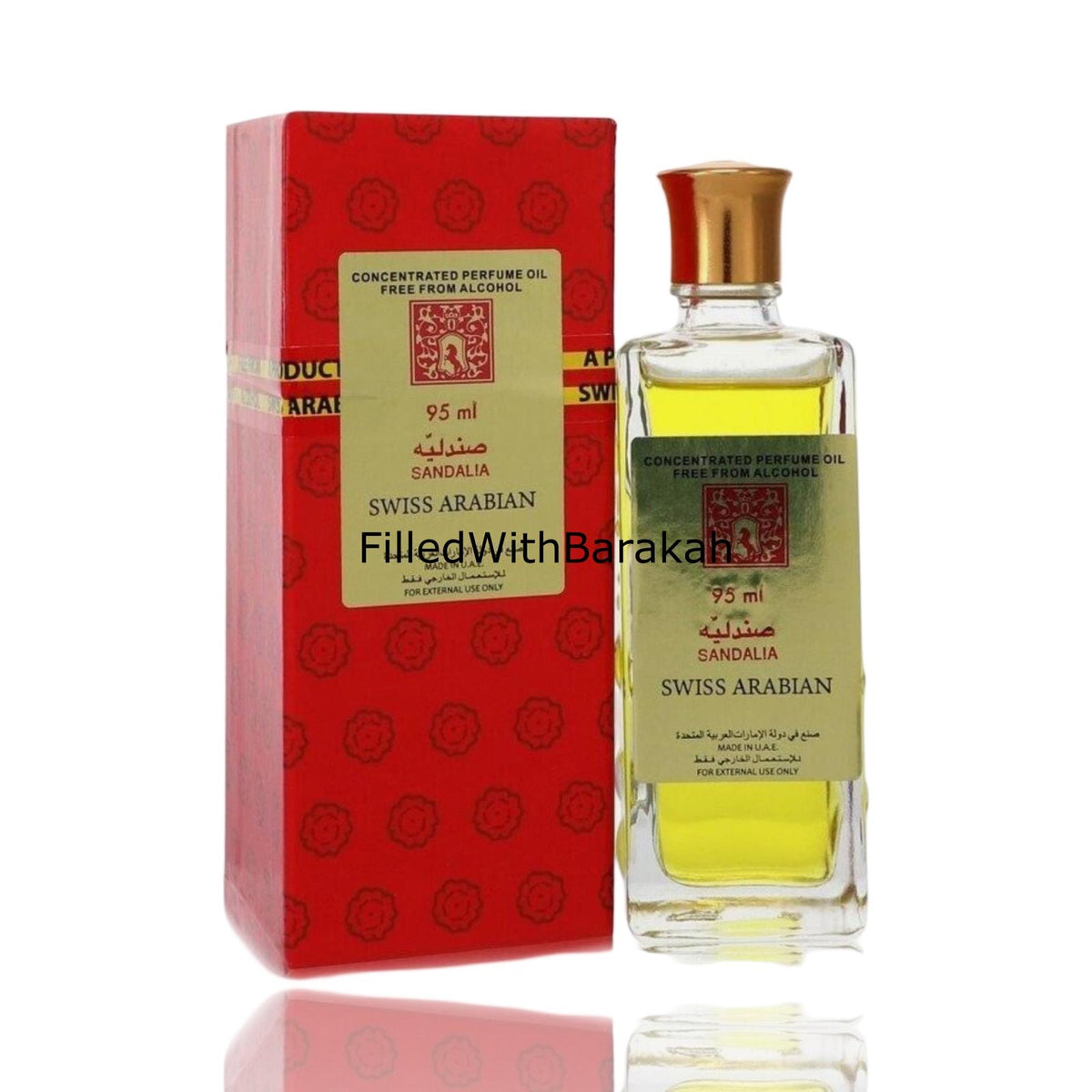 Sandalia | Concentrated Perfume Oil 95ml | by Swiss Arabian ...