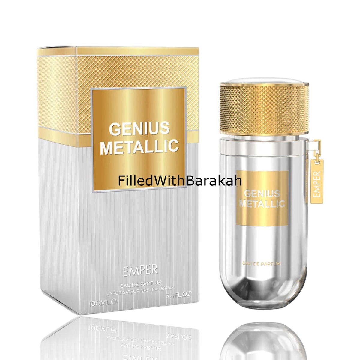 Genius Metallic | Eau De Parfum 100ml | by Emper – FilledWithBarakah