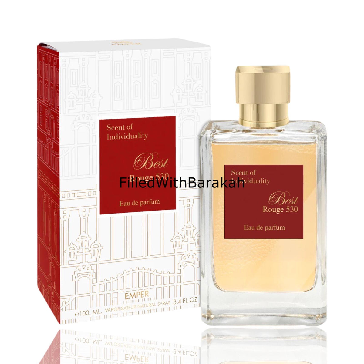 Best Rouge 530 | Eau De Parfum 100ml | by Emper – FilledWithBarakah