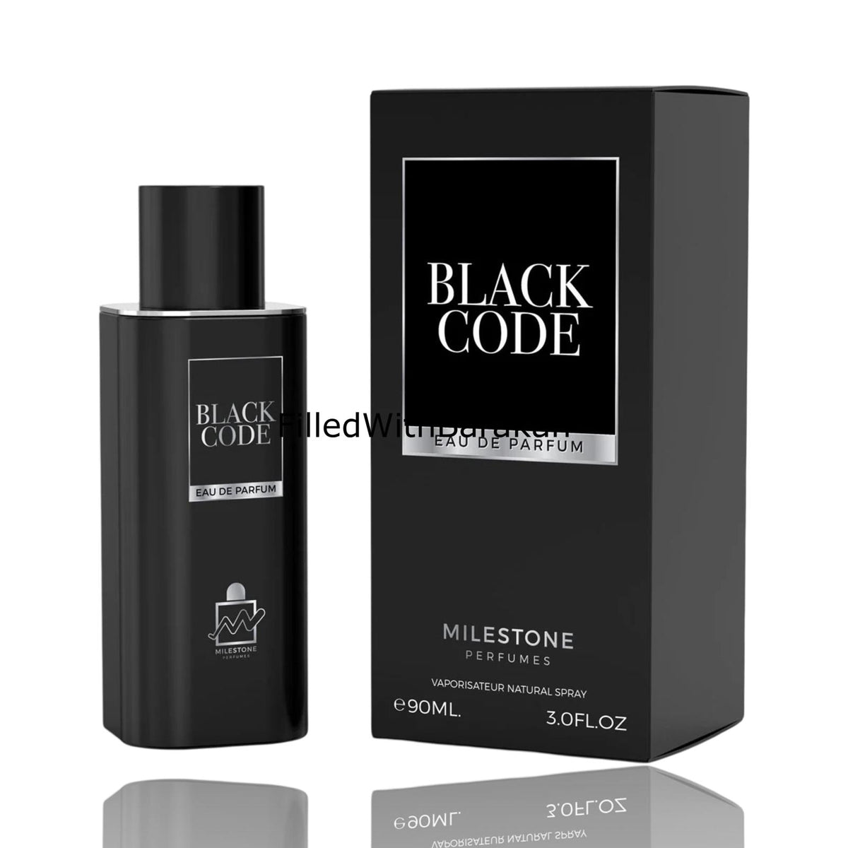 Black Code | Eau De Parfum 90ml | by Milestone Perfumes – FilledWithBarakah