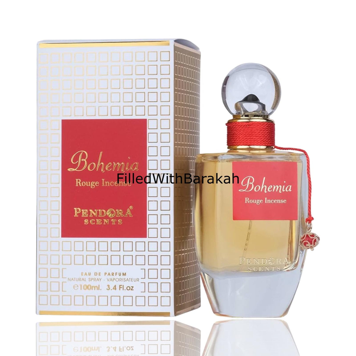 Bohemia Rouge Incense | Eau De Parfum 100ml | by Pendora Scents (Paris ...