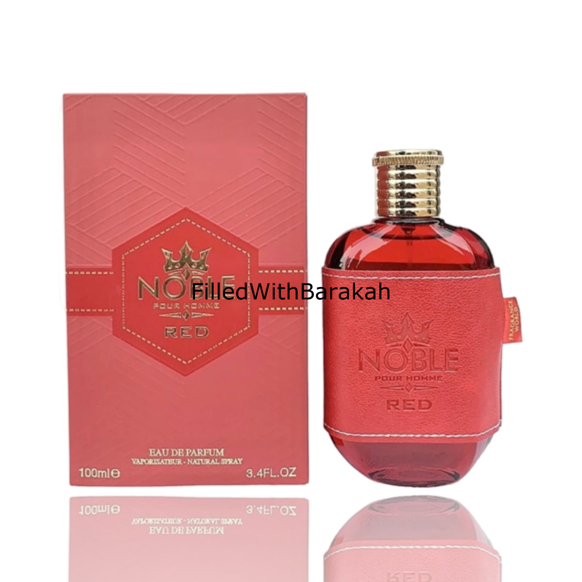 Noble Red Pour Homme | Eau De Parfum 100ml | by Fragrance World ...