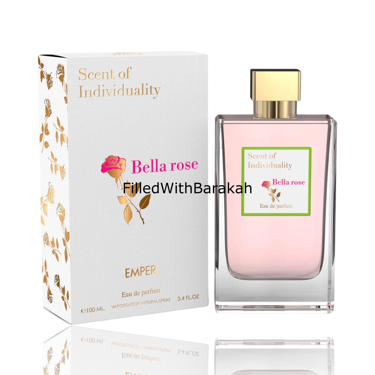 Bella Rose | Eau De Parfum 100ml | by Emper – FilledWithBarakah