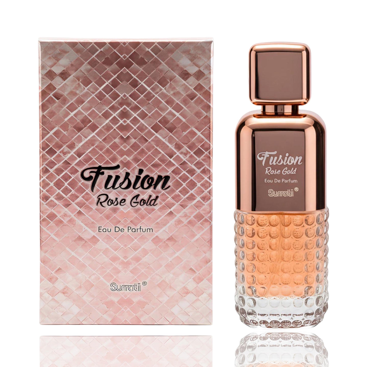 Fusion Rose Gold | Eau De Parfum 100ml | By Surrati – FilledWithBarakah