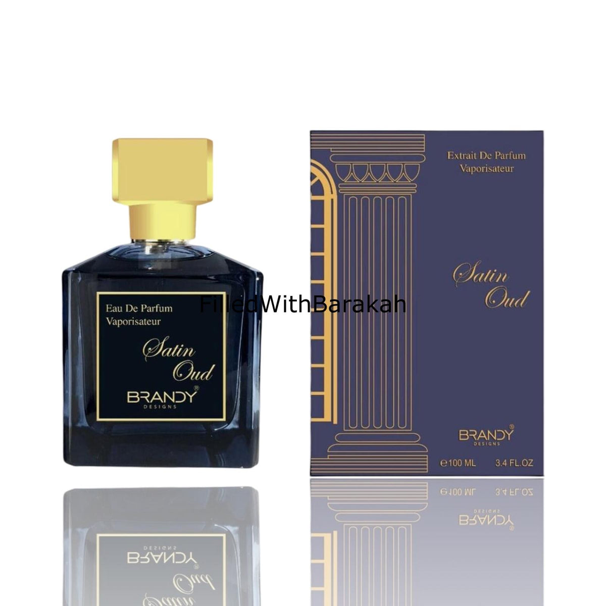 Satin Oud | Extrait De Parfum 100ml | by Brandy Designs – FilledWithBarakah