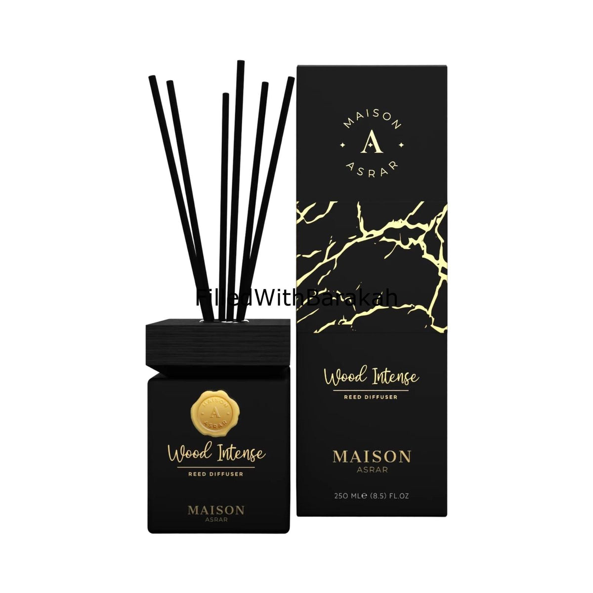 Wood Intense | Reed Diffuser 250ml | by Maison Asrar – FilledWithBarakah