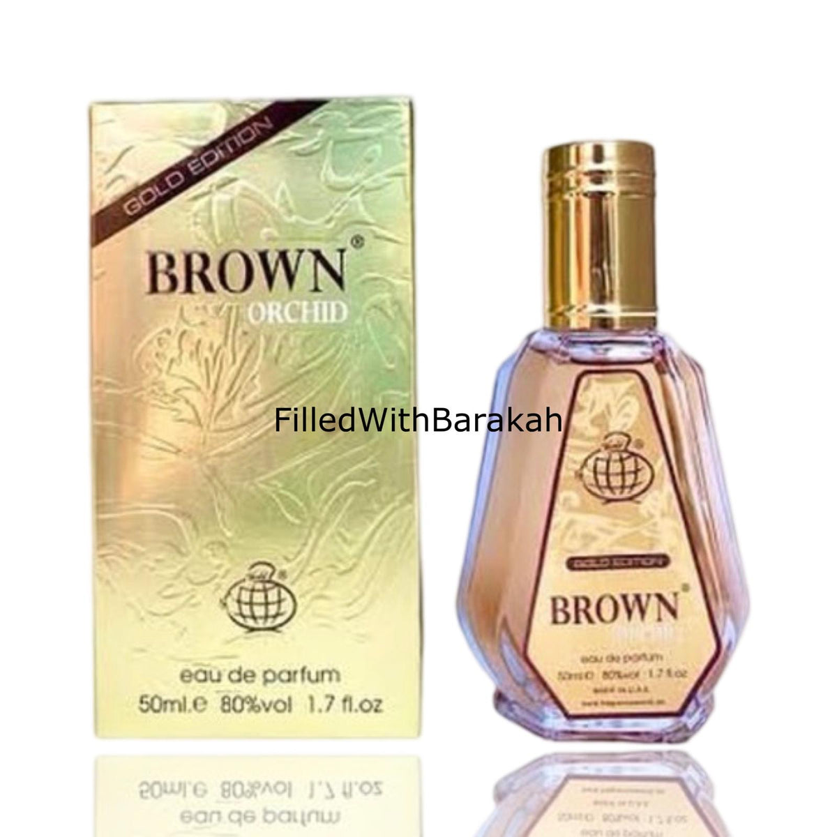 Brown Orchid Gold Edition | Eau De Parfum 50ml | by Fragrance World ...