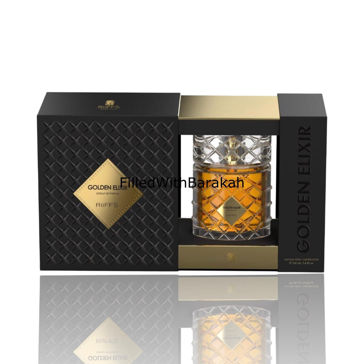 Golden Elixir | Extrait De Parfum 100ml | by Riiffs – FilledWithBarakah