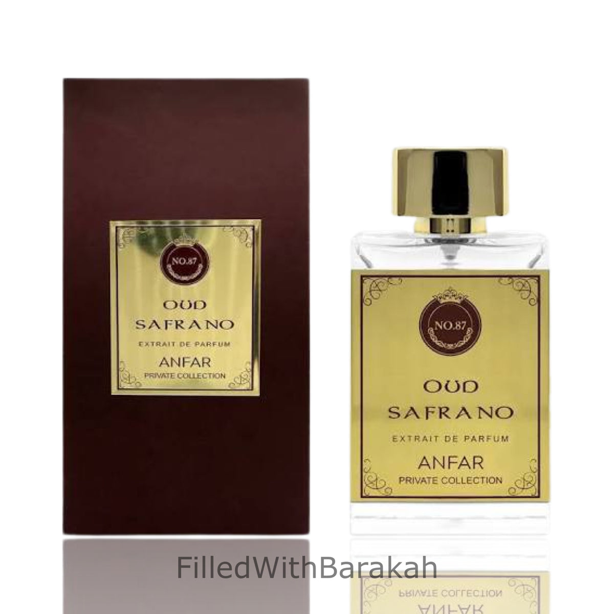Oud Safrano | Extrait De Parfum 50ml | by Oudh Al Anfar – FilledWithBarakah