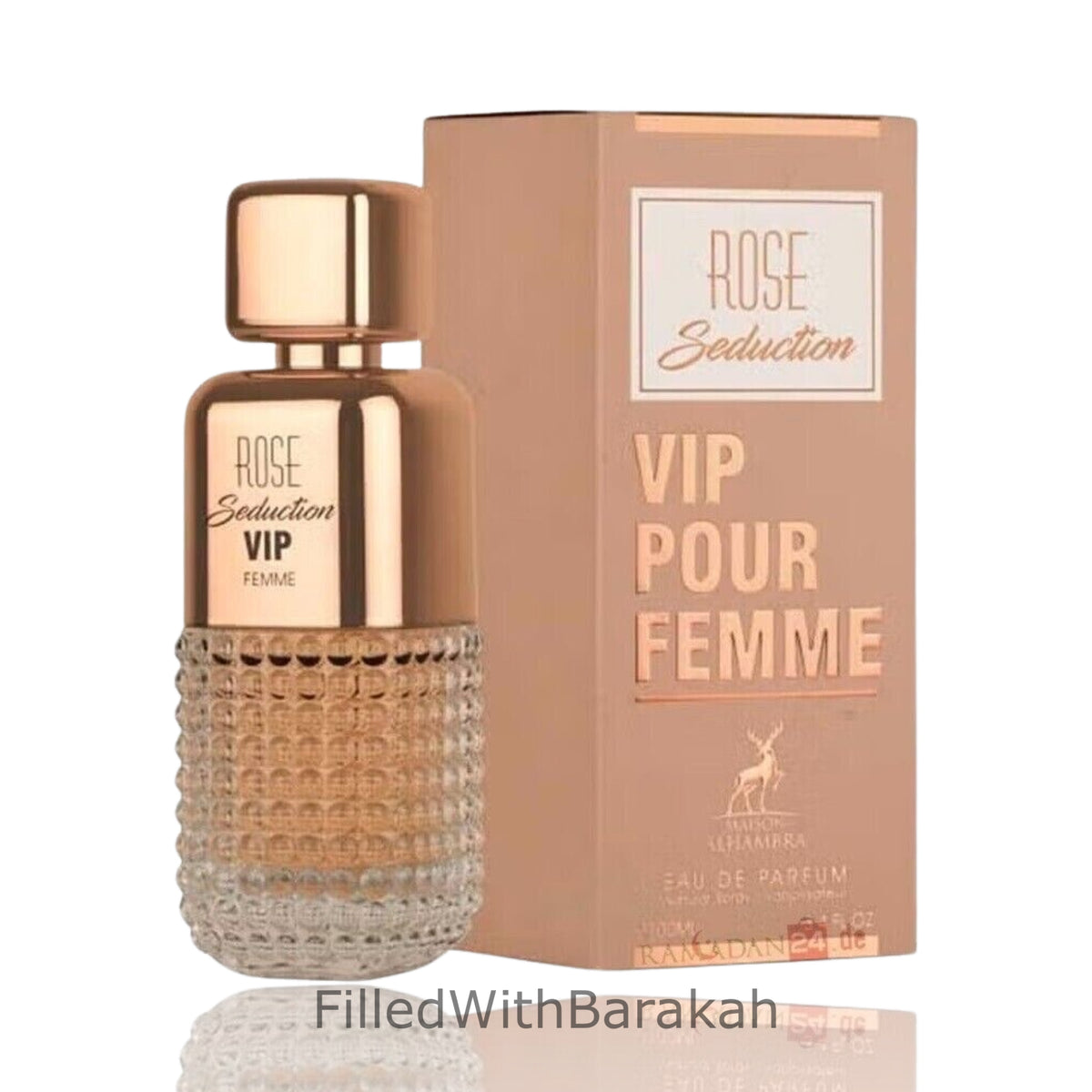 Rose Seduction VIP Pour Femme | Eau De Parfum 100ml | by Maison Alhamb ...
