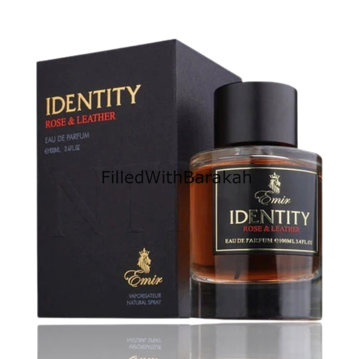 Identity Rose & Leather | Eau De Parfum 100ml | by Emir (Paris Corner ...