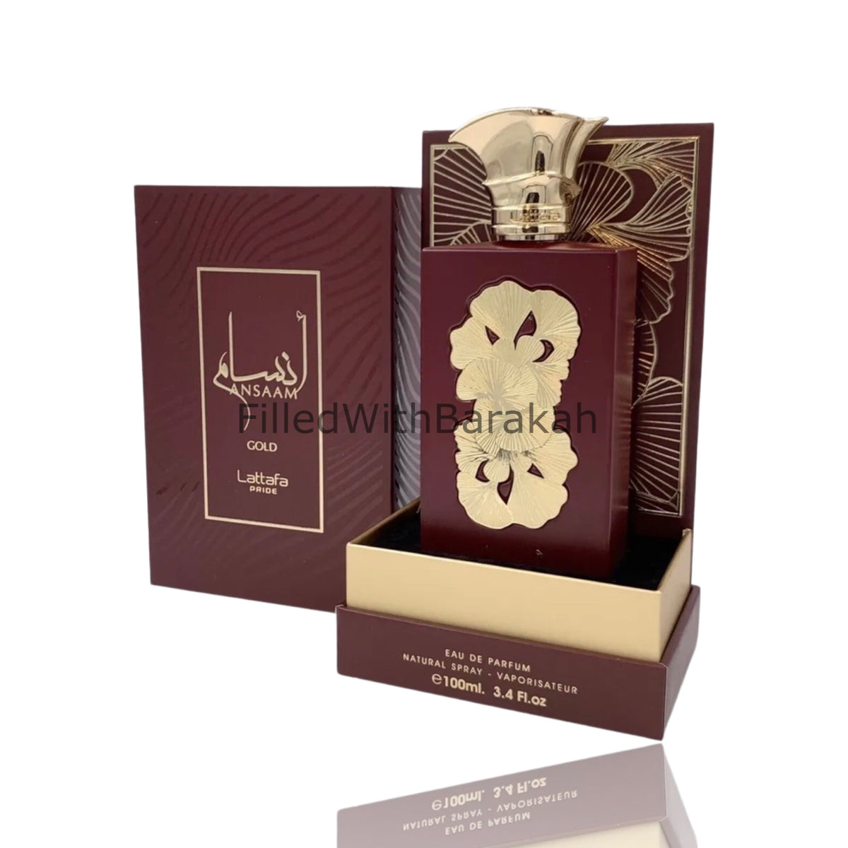Ansaam Gold | Eau De Parfum | by Lattafa Pride – FilledWithBarakah