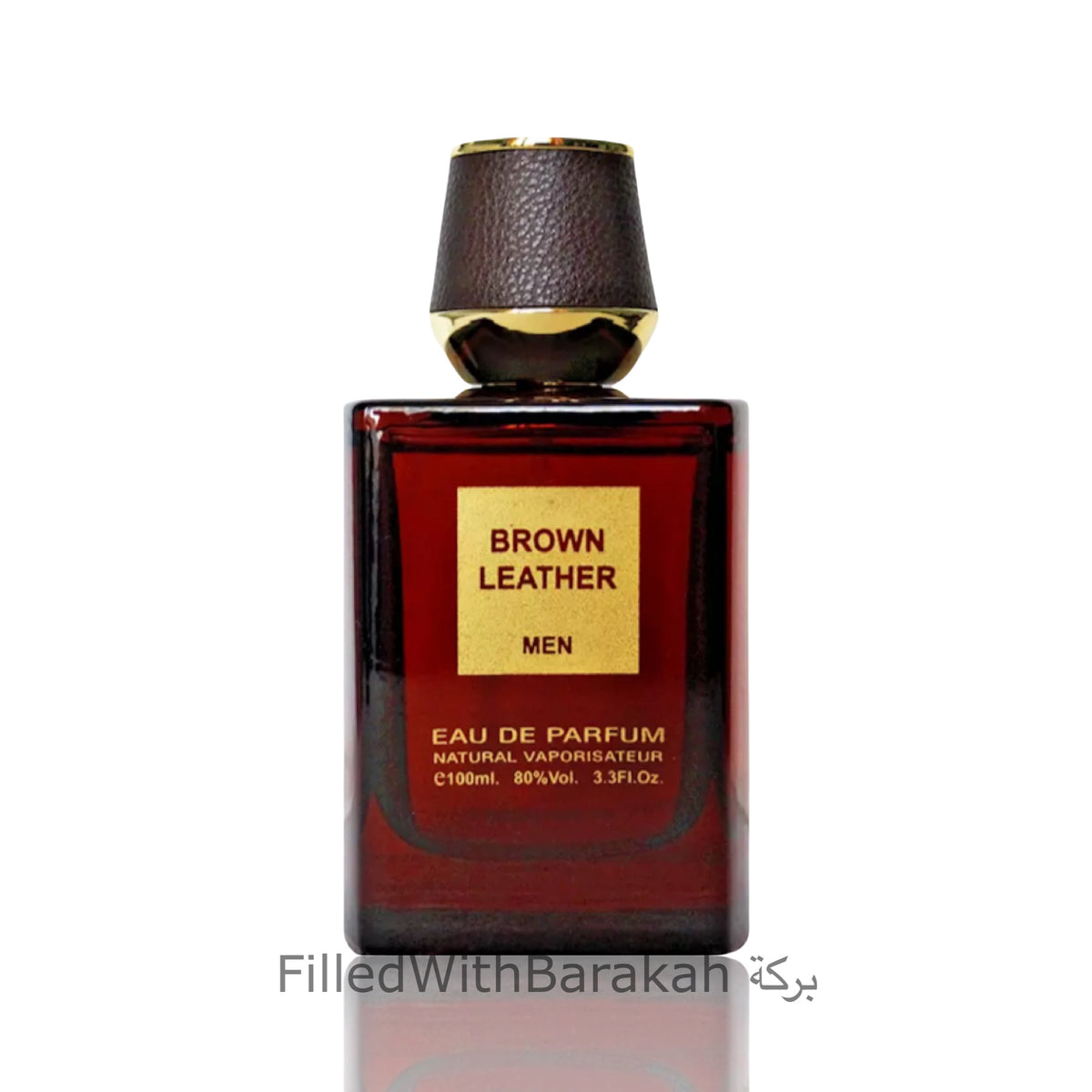 Brown Leather Men | Eau De Parfum 100ml | by Fragrance World *Inspired ...