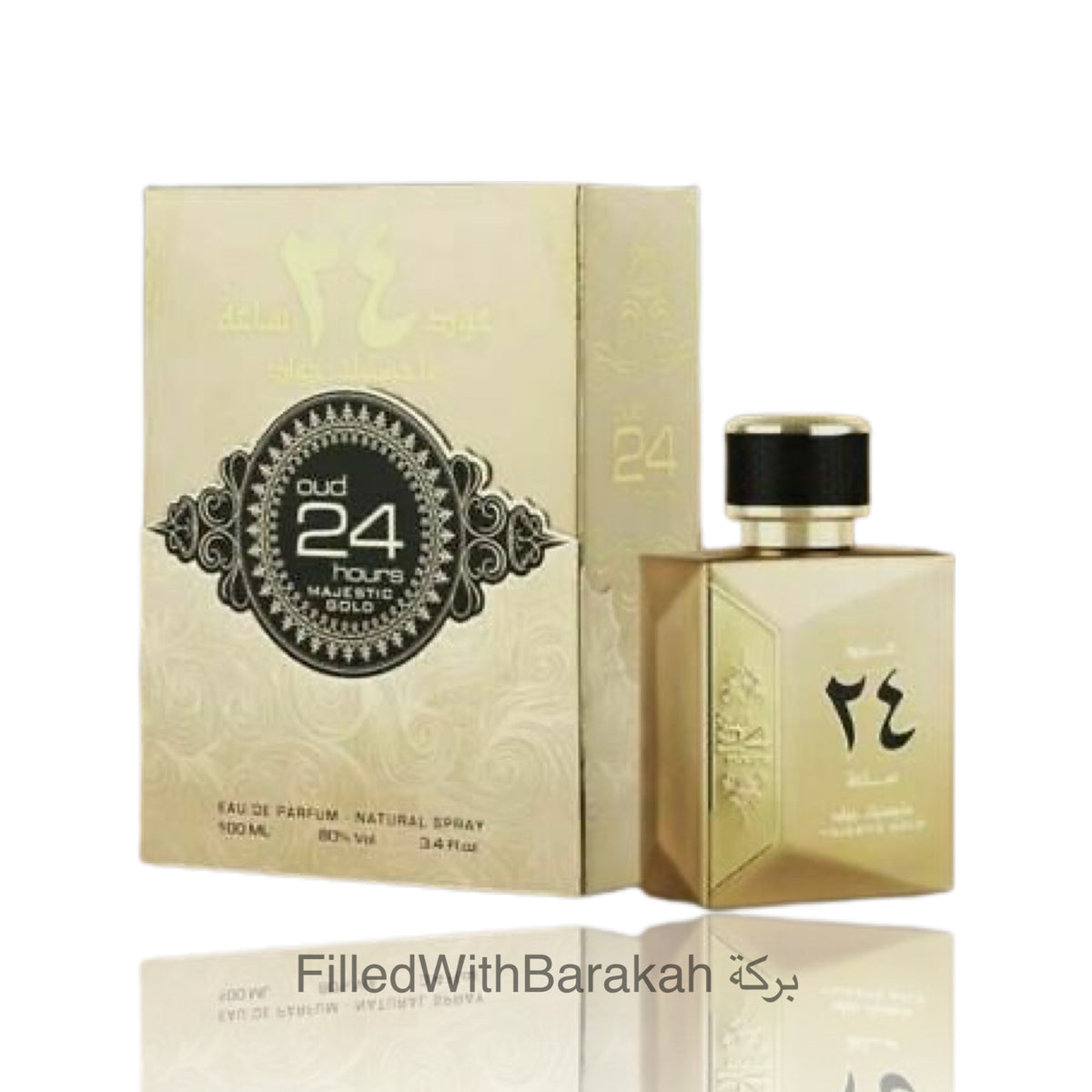 Oud 24 Hours Majestic Gold | Eau De Parfum 100ml | by Ard Al Zaafaran ...